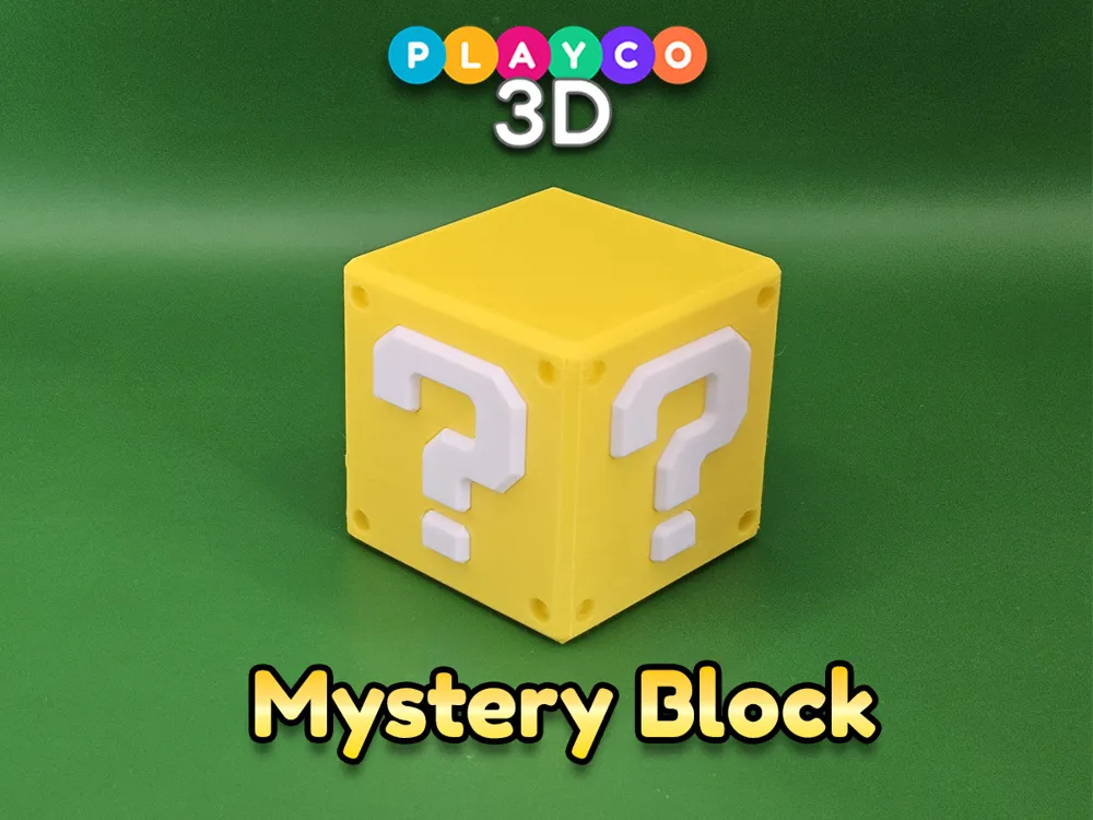 Mystery Question Block from Mario - Multi Part by Playco3D MakerWorld ...