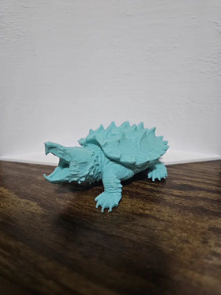 Ferocious Alligator Snapping Turtle - Free 3D Print Model - MakerWorld