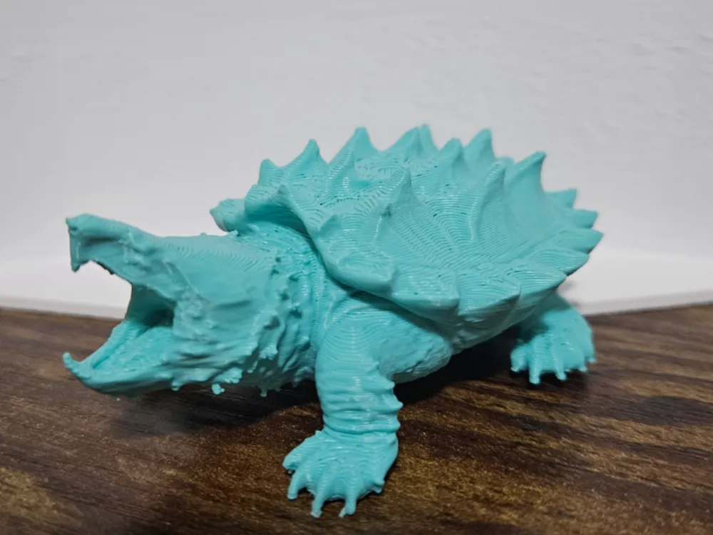 Ferocious Alligator Snapping Turtle - Free 3D Print Model - MakerWorld