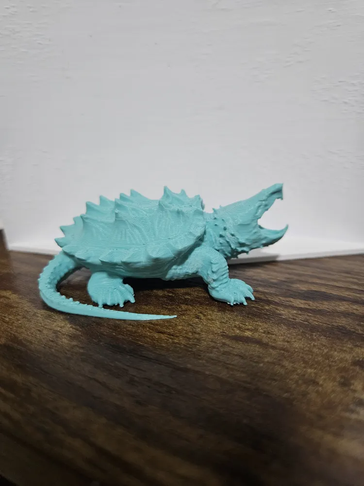 Ferocious Alligator Snapping Turtle - Free 3D Print Model - MakerWorld
