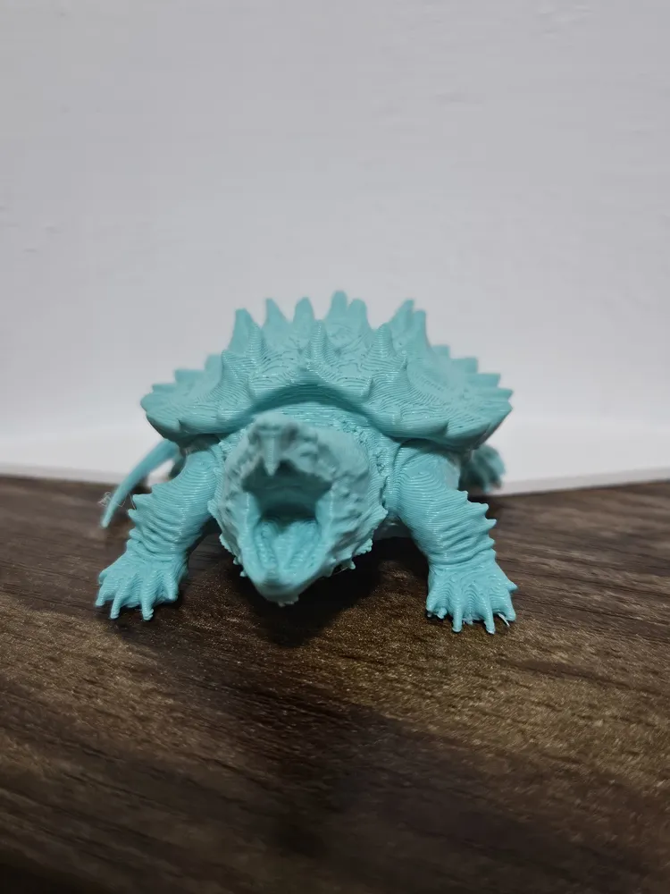 Ferocious Alligator Snapping Turtle - Free 3D Print Model - MakerWorld
