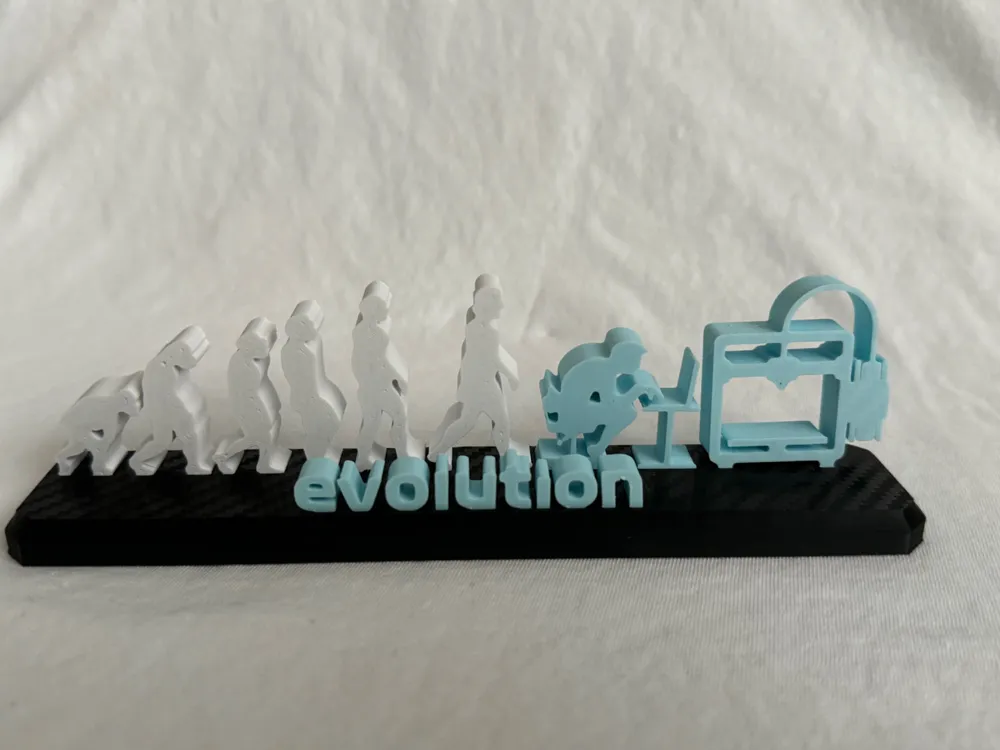 Human Evolution - single color by 3D anarchy - MakerWorld