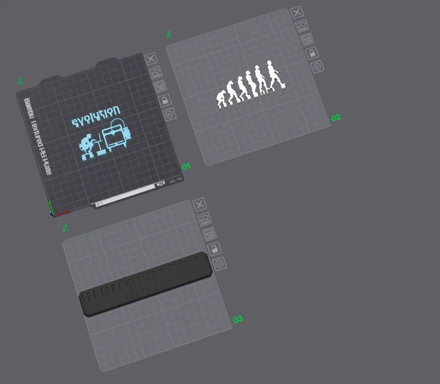 Human Evolution - single color by 3D anarchy - MakerWorld