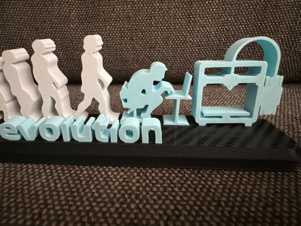 Human Evolution - single color by 3D anarchy - MakerWorld