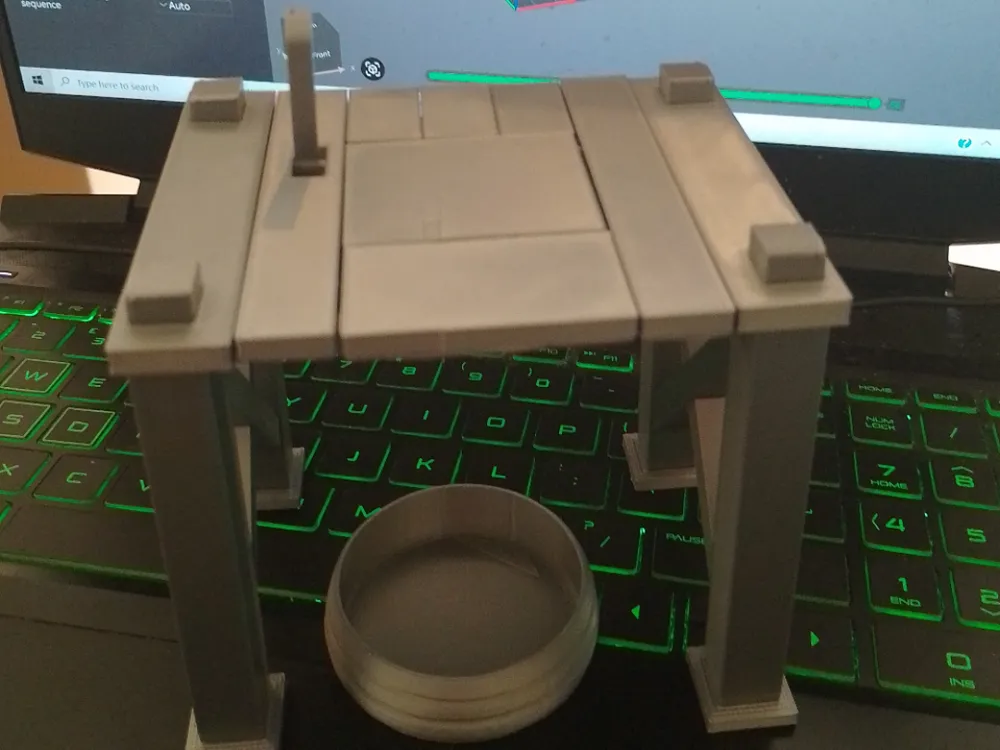 hangman dice tower/drop - Free 3D Print Model - MakerWorld