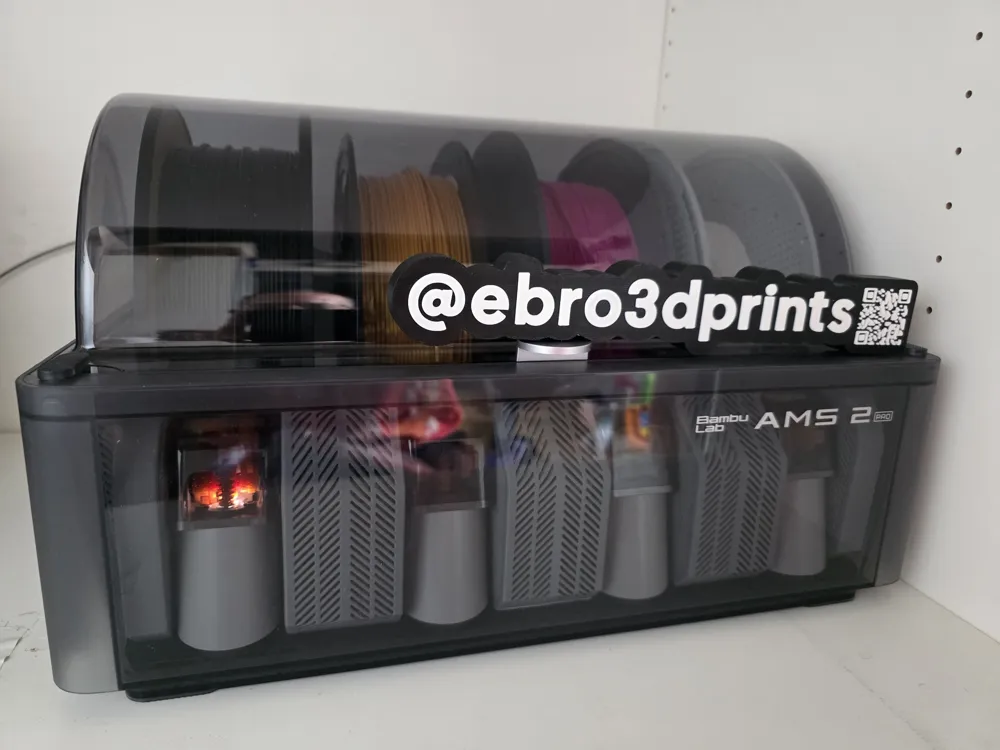 Custom 3D Sign with Text + QR Code - Free 3D Print Model - MakerWorld