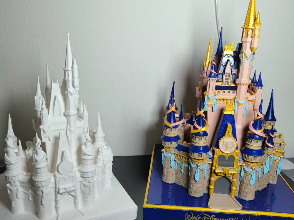 Disneyworld 50th castle model 3d scanned - Free 3D Print Model - MakerWorld