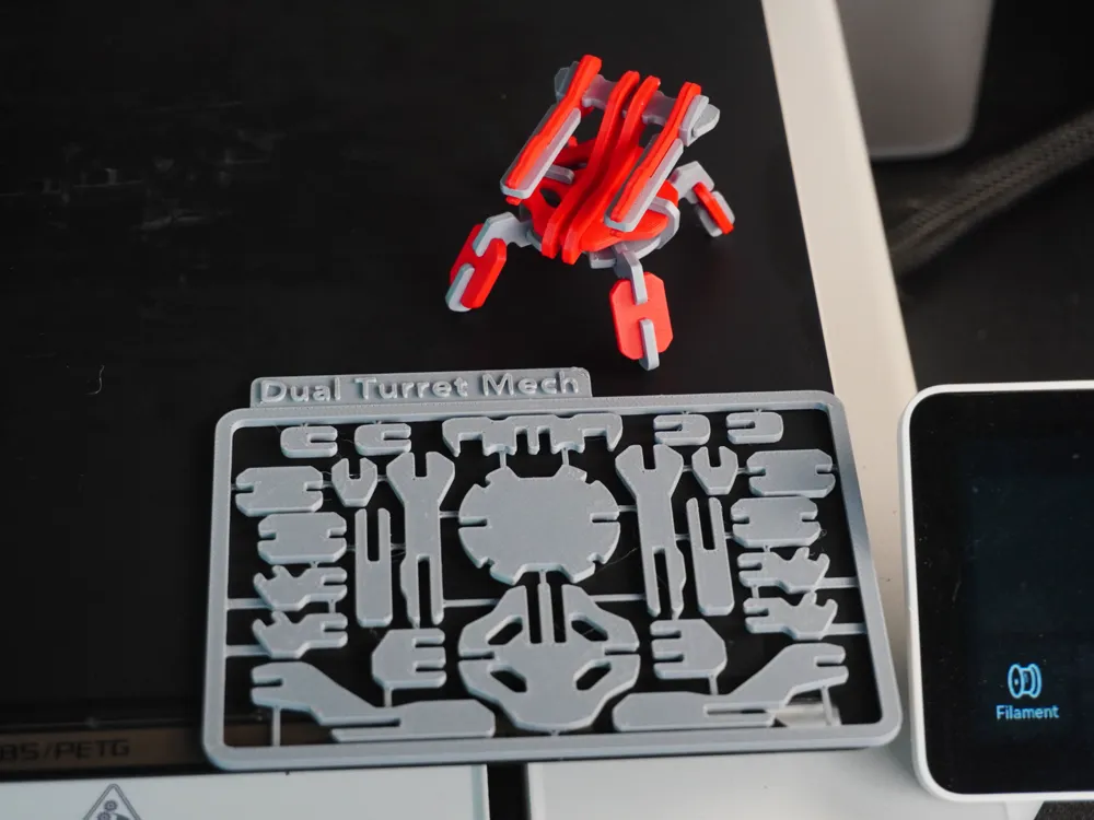 Dual Turret Mech - Kit Card by Kit Crafters - MakerWorld