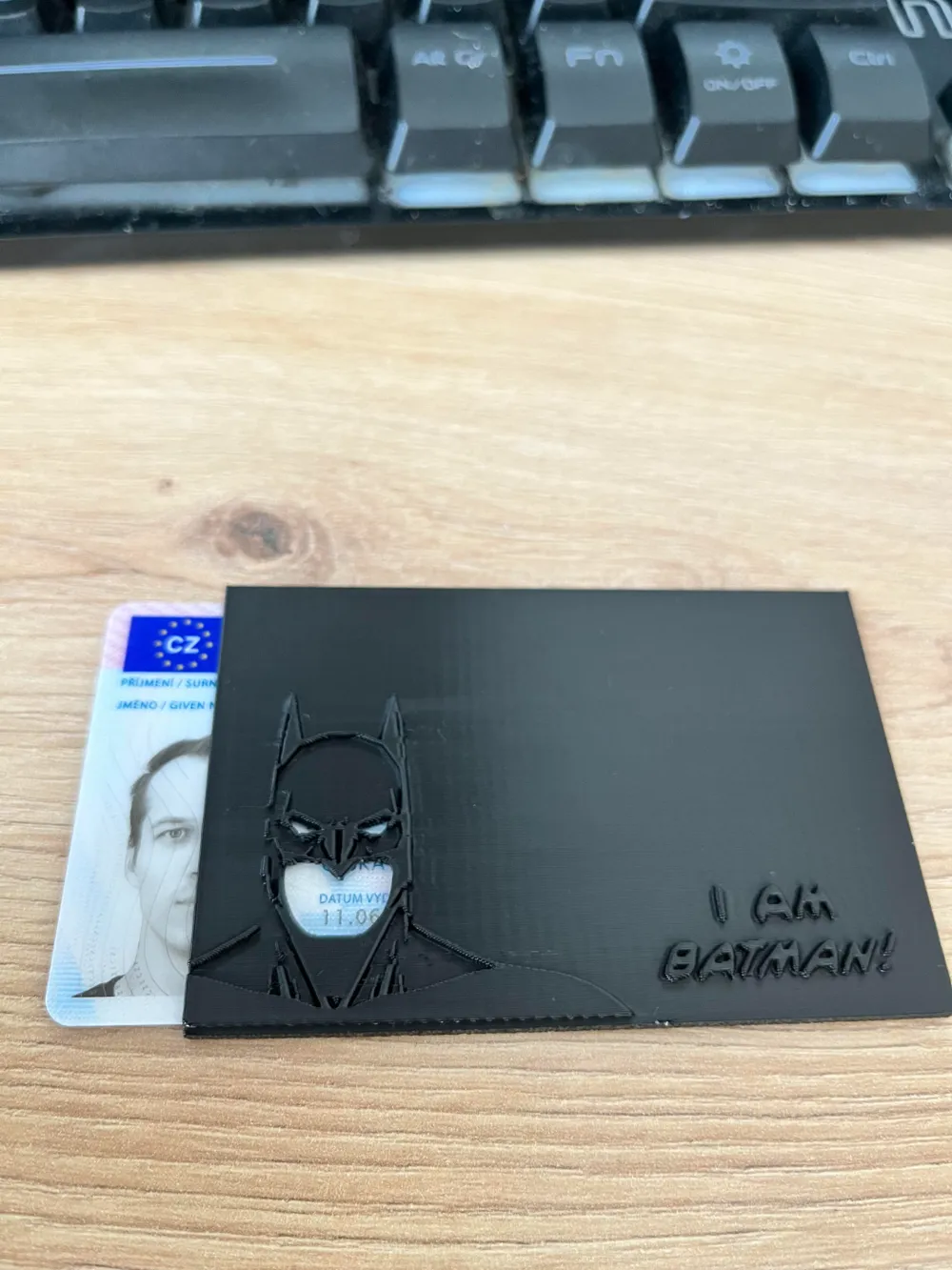 ID Card Cover/Case - BATMAN - Free 3D Print Model - MakerWorld
