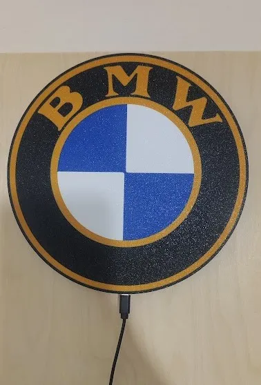 BMW Classic Logo Lightbox by KF Designs - MakerWorld