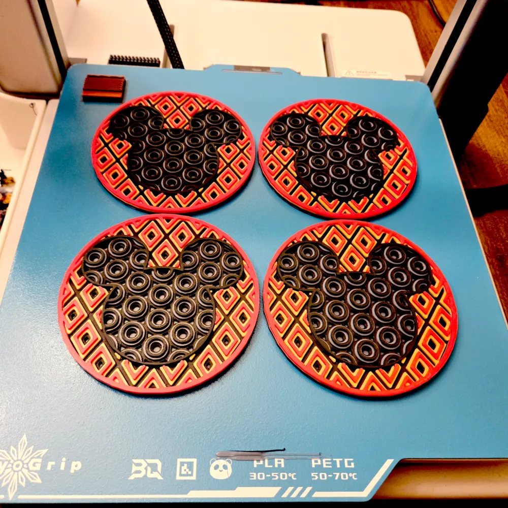 Disney Mickey Mosaic Coaster by w3r3wolv3s - MakerWorld
