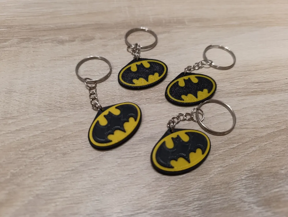 Batman keychain by Kralevic MakerWorld: Download Free 3D Models