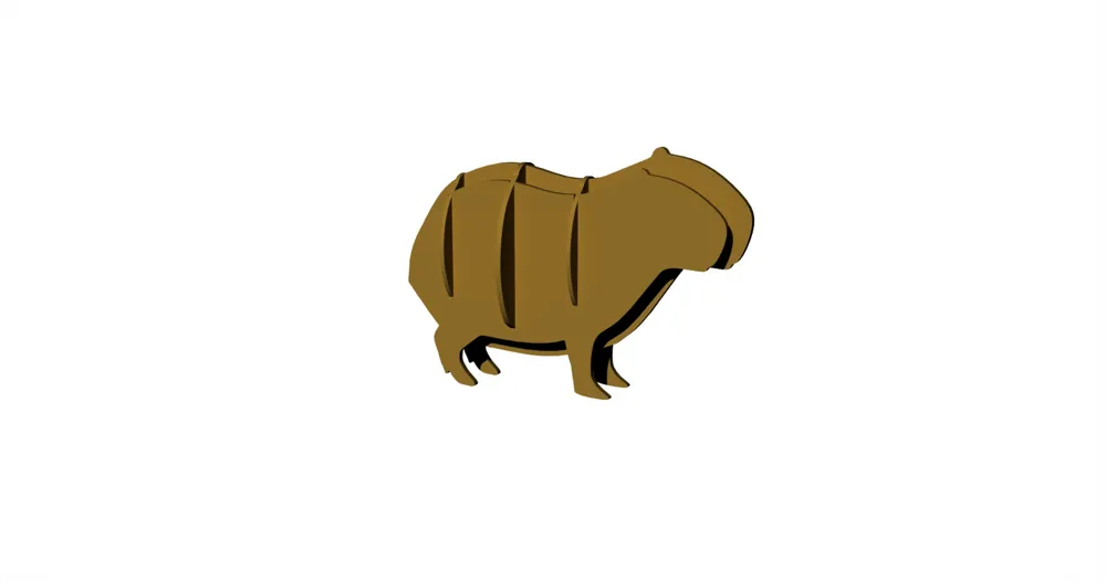Capybara Puzzle V2 by Pololo 3d - MakerWorld