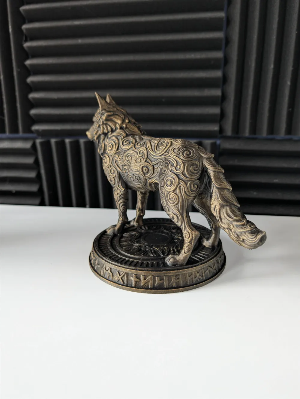 Fenrir - Norse Wolf Statue | Viking Art Relief - Free 3D Print Model ...
