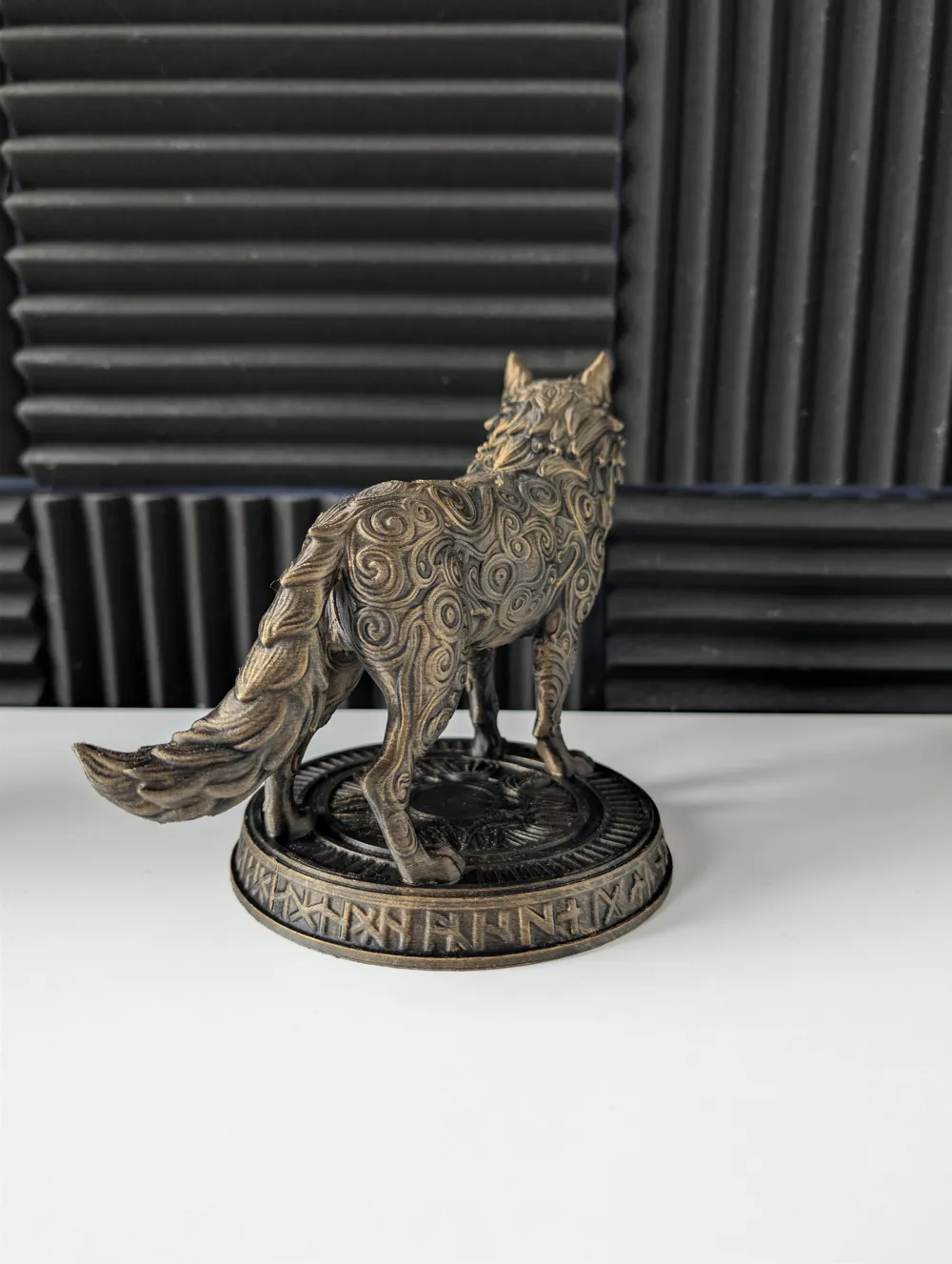 Fenrir - Norse Wolf Statue | Viking Art Relief - Free 3D Print Model ...