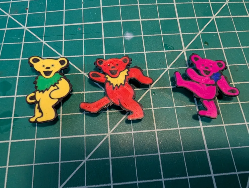 Dancing Bears Croc Shoe Charms (Jibbitz) by sidbarret007 - MakerWorld