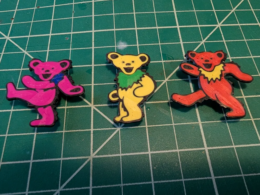 Dancing Bears Croc Shoe Charms (Jibbitz) by sidbarret007 MakerWorld ...