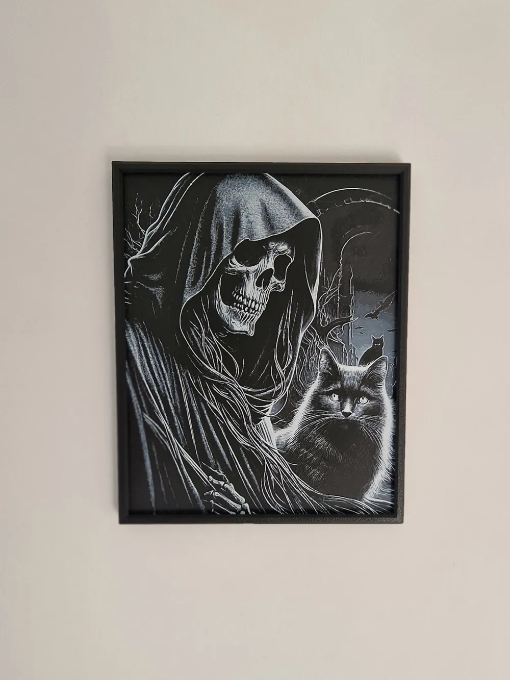 The Grim With His Cat HUEFORGE - Halloween by 3DMarshall Creations ...