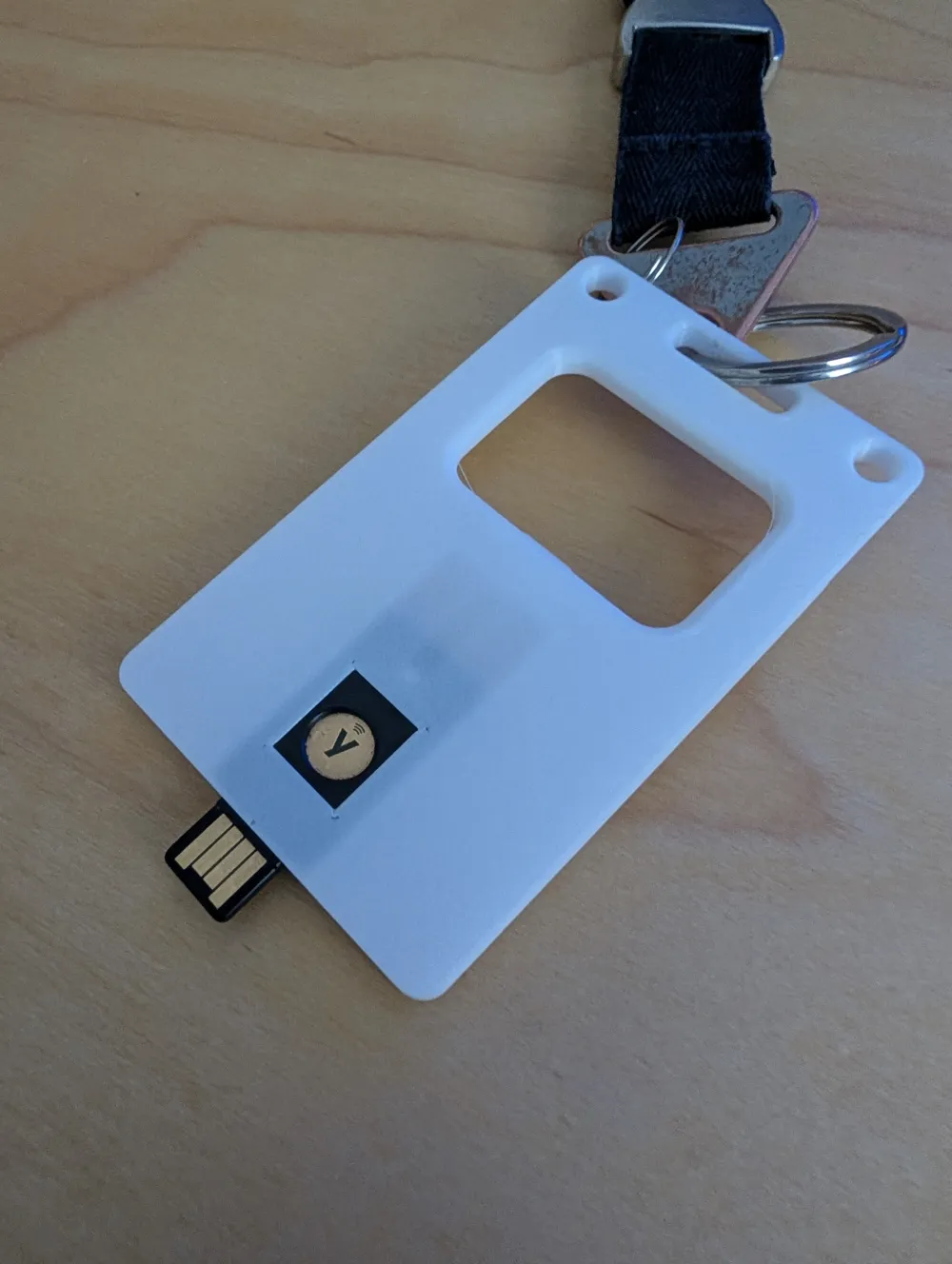 ID Card Holder with Yubikey 5 NFC Holder - Free 3D Print Model - MakerWorld