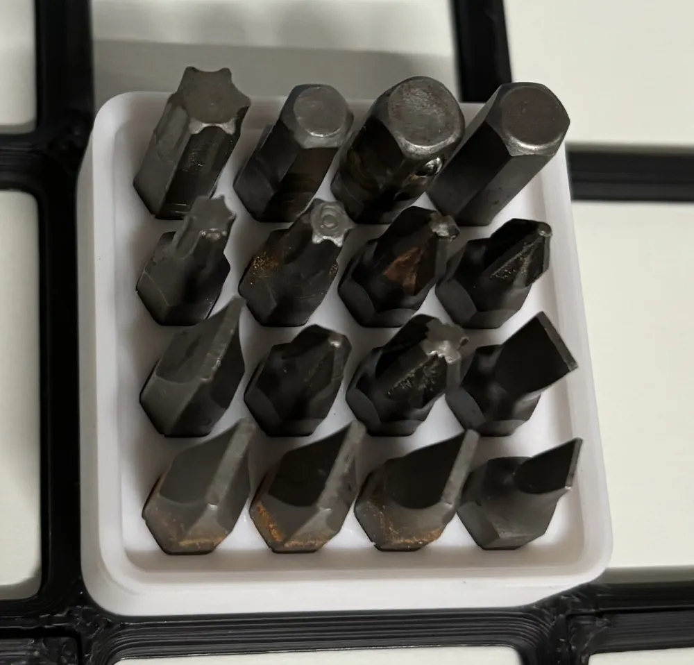 Gridfinity short hex bits 1x1x2 by high99 - MakerWorld