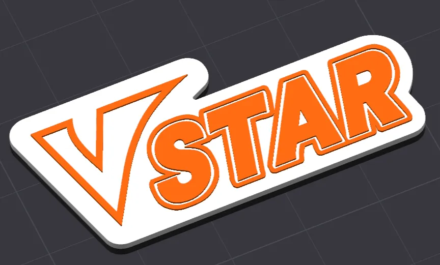 V-Star Pokémon Token TCG Remixed by Gamehunter - MakerWorld