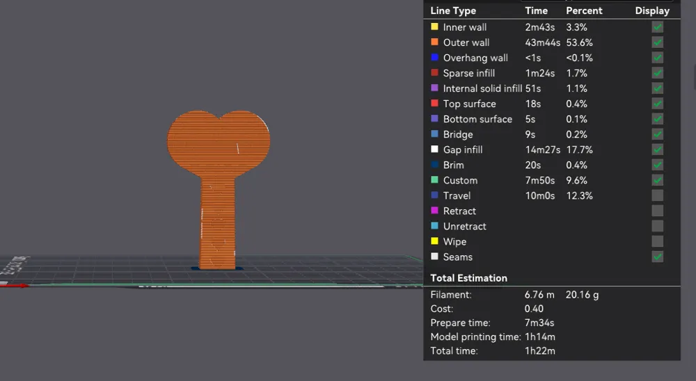 Heart Wand by tomsky000 - MakerWorld