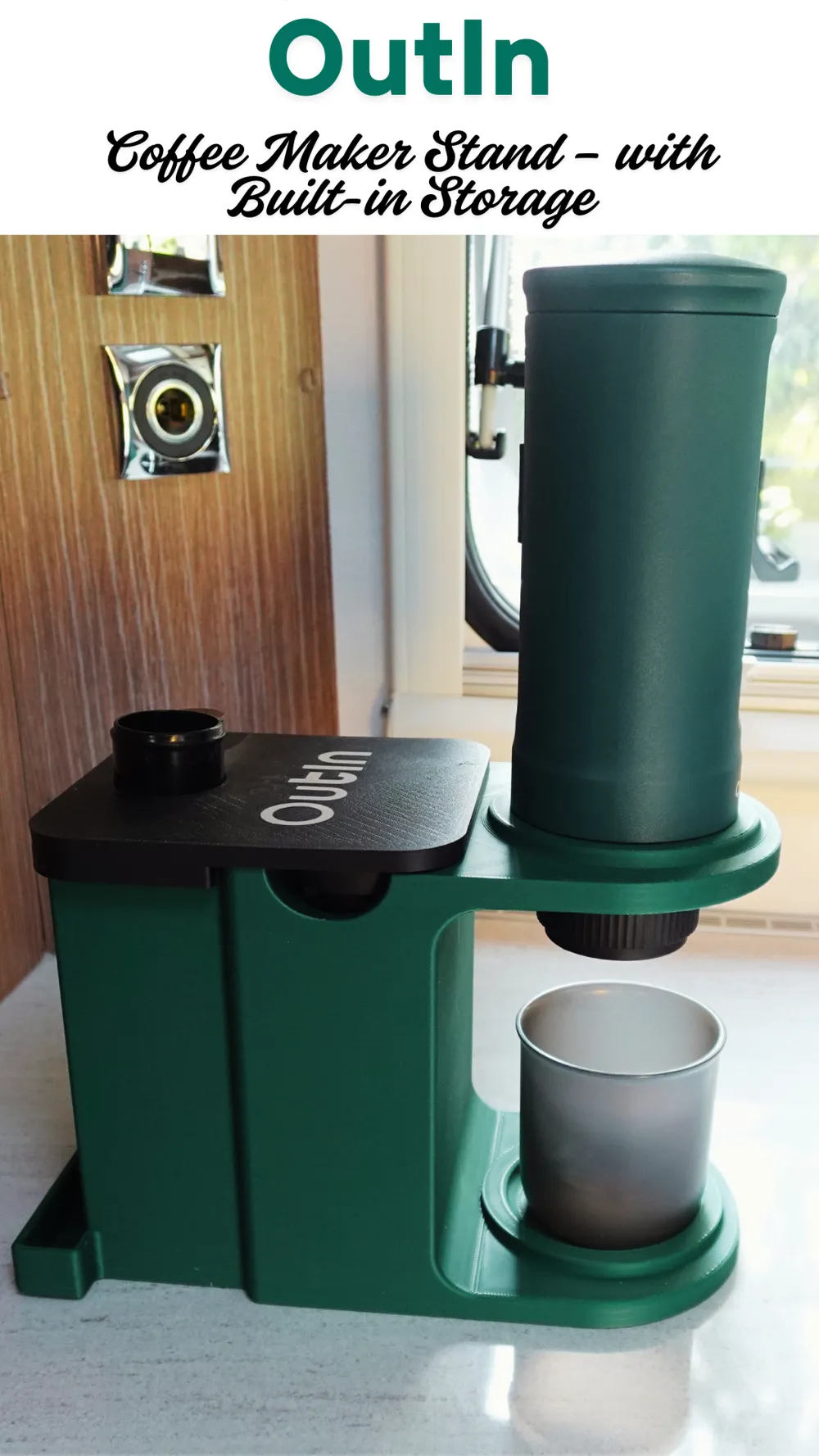 Outin Nano Coffee Maker Stand with Builtin Storage by Zipert 3D ...