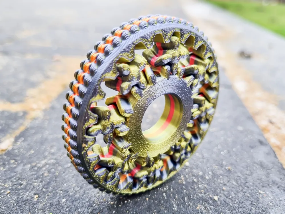 Fidget Spinners with Planetary Gears 24g - Free 3D Print Model - MakerWorld