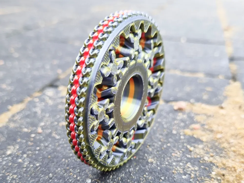 Fidget Spinners with Planetary Gears 24g - Free 3D Print Model - MakerWorld