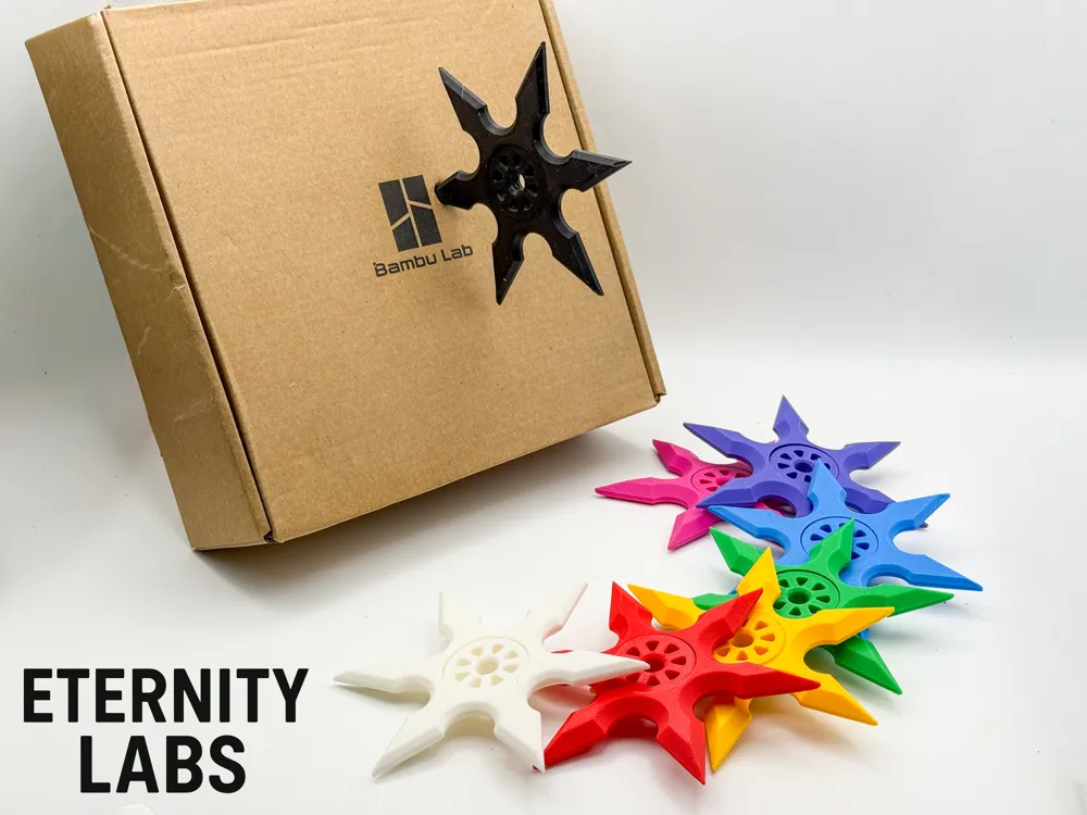Fidget Spinner Estrela Ninja - Modelo gratuito para impressão 3D ...