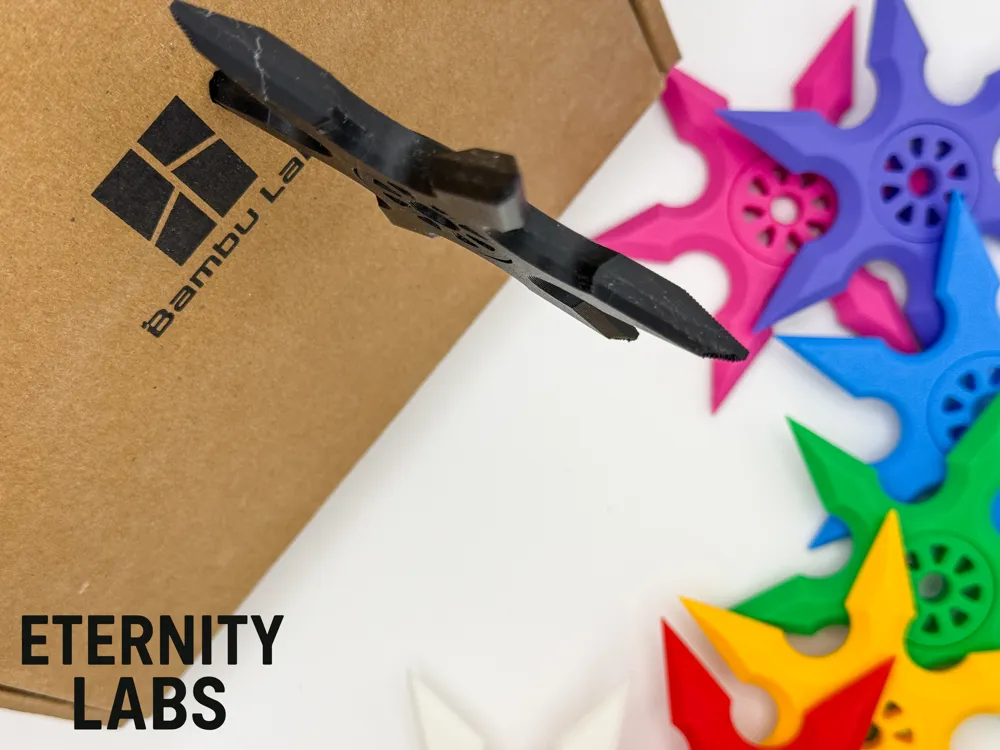 Fidget Spinner Ninja Star - Free 3D Print Model - MakerWorld