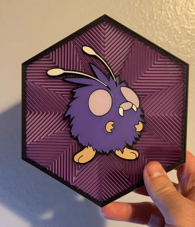 48 Venonat Hex Art by Laced Up Prints - MakerWorld