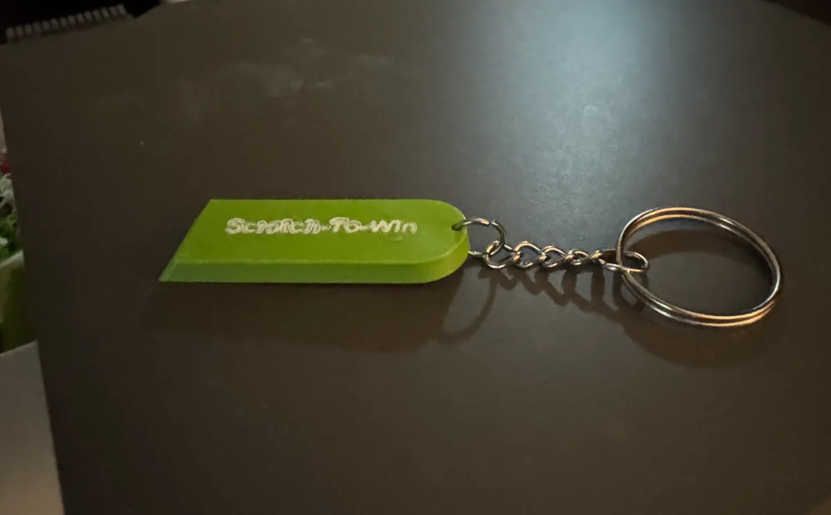 simple lottery scratcher - Free 3D Print Model - MakerWorld
