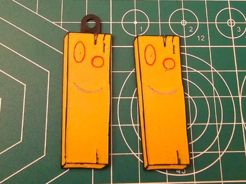 Plank from Ed, Edd and Eddie Keychain / Token by Lumpy3D - MakerWorld