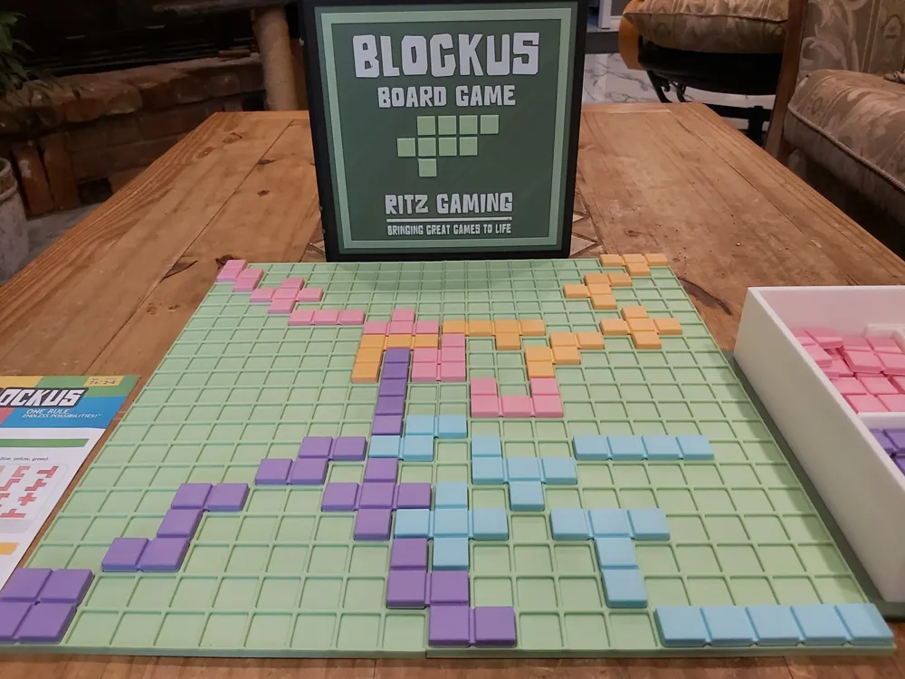 BLOCKUS BOARD GAME - Bookcase Edition by Ritz MakerWorld: Download Free ...