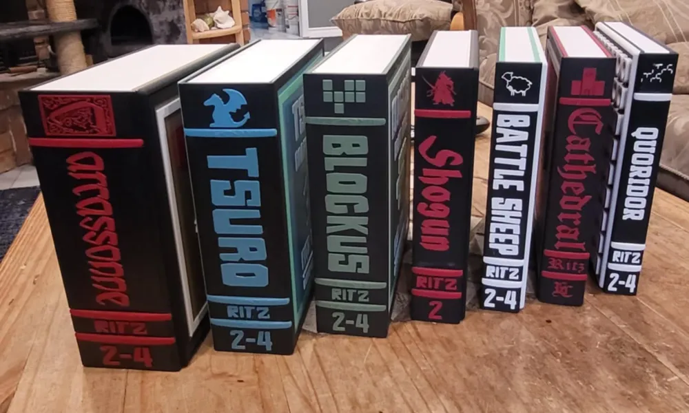 BLOCKUS BOARD GAME - Bookcase Edition by Ritz MakerWorld: Download Free 3D Models