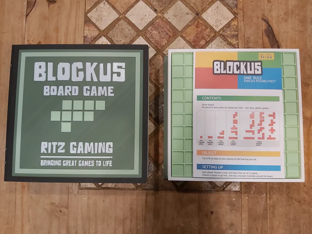 BLOCKUS BOARD GAME - Bookcase Edition by Ritz MakerWorld: Download Free ...