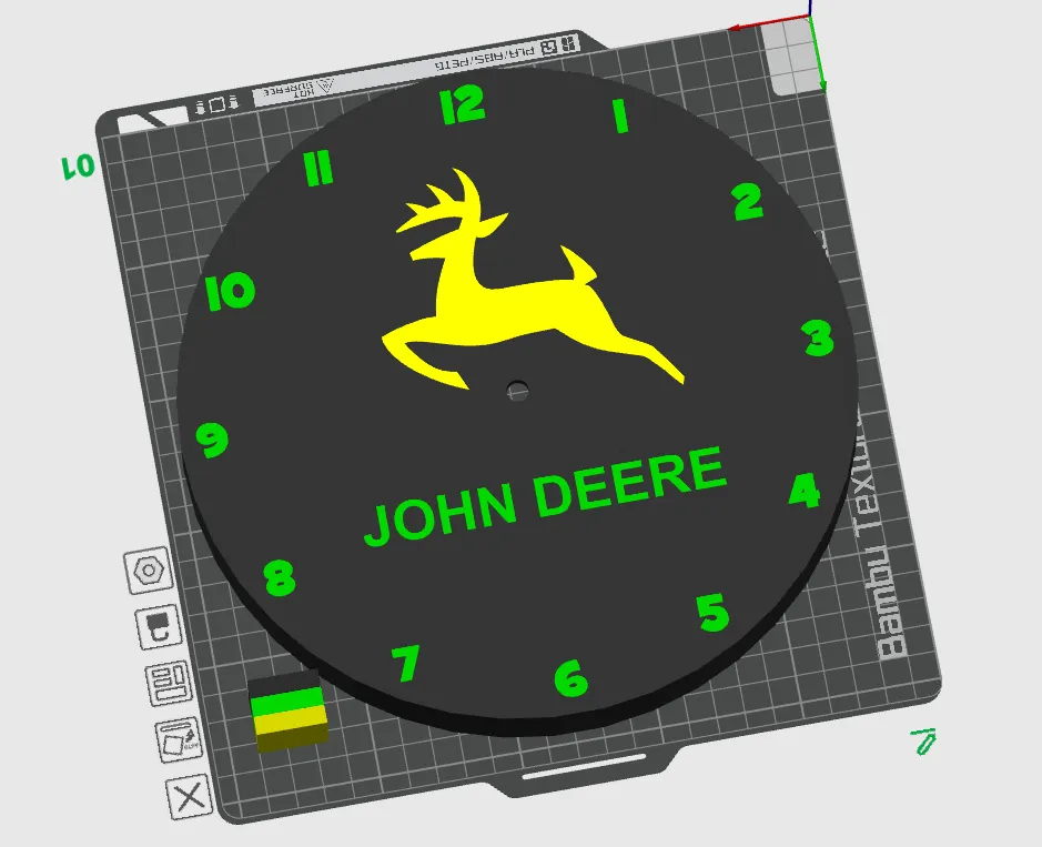 John Deere clock by 3dprintingzone - MakerWorld