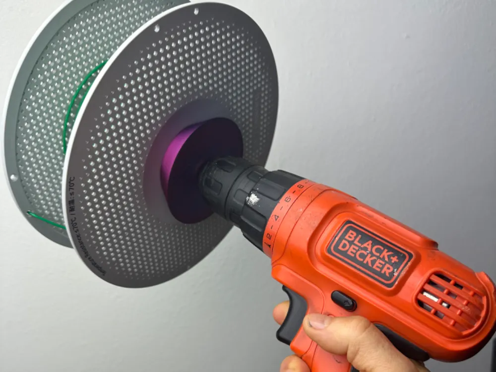 Power Drill Spool Rewinder for Bambu - Free 3D Print Model - MakerWorld