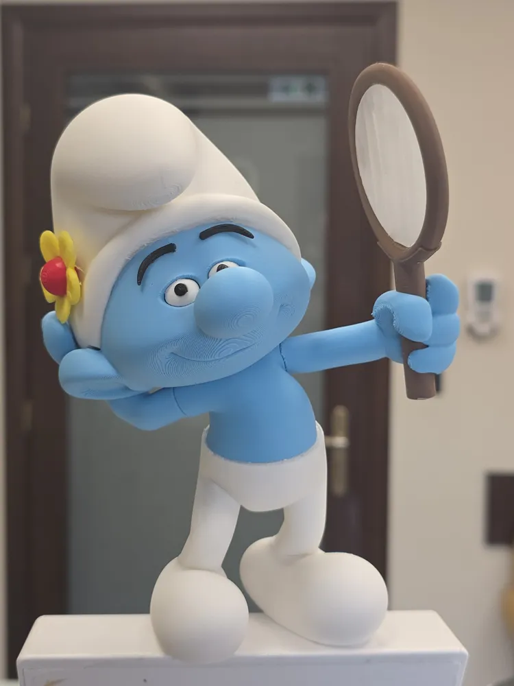 Vanity Smurf - No AMS - Easy assembly - Free 3D Print Model - MakerWorld