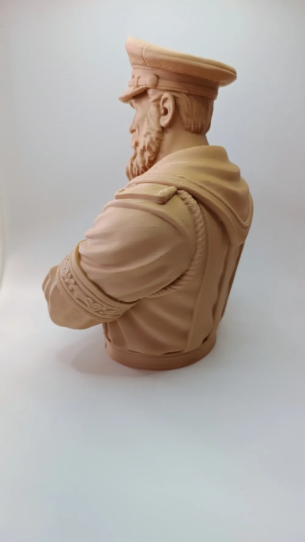 Seafarer Bust with Anchor and Proud Pose - Free 3D Print Model - MakerWorld