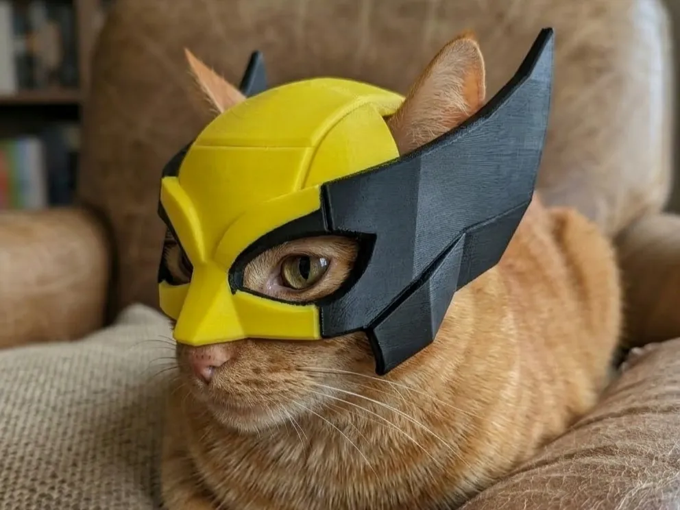 Wolverine style cat helmet - Free 3D Print Model - MakerWorld