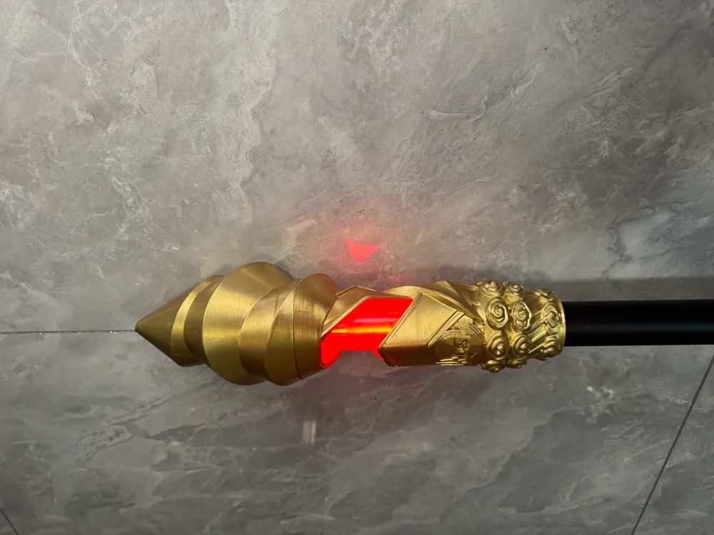Fire Spear (Interactive Sound, Light, and Electricity Version) by AOCAI - MakerWorld