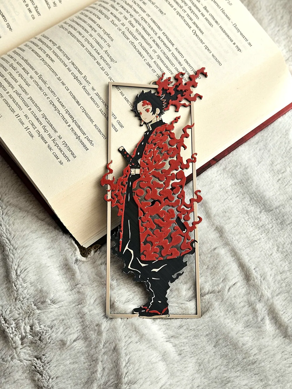 Tanjiro [Framed] - Demon Slayer Bookmark by C3D MakerWorld: Download ...