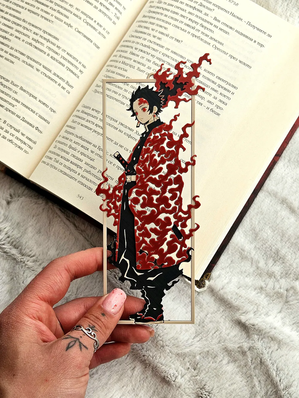 Tanjiro [Framed] - Demon Slayer Bookmark by C3D MakerWorld: Download ...