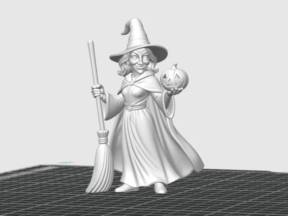 Halloween witch figurines by Atomic MakerWorld: Download Free 3D Models