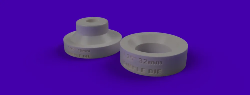 Dimple Die set 1.25" 32mm Remixed by Zondrax - MakerWorld