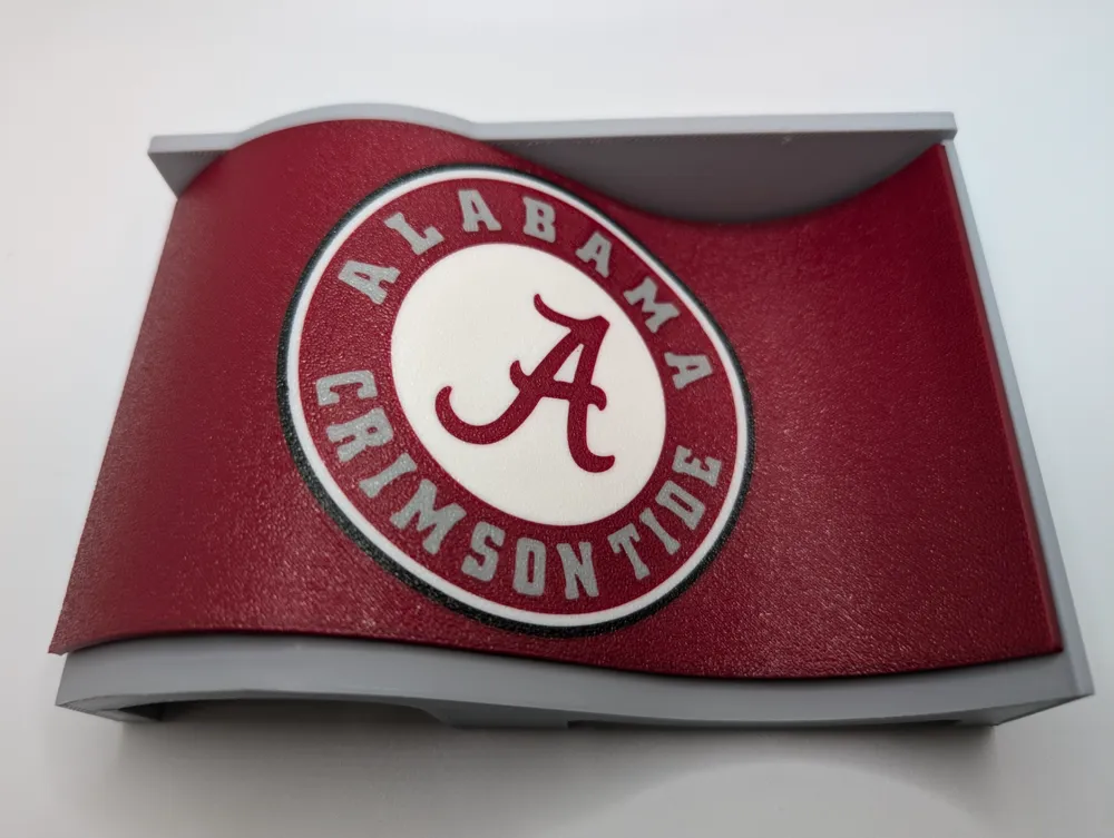 University of Alabama Crimson Tide Flag / Plate by sage117 - MakerWorld