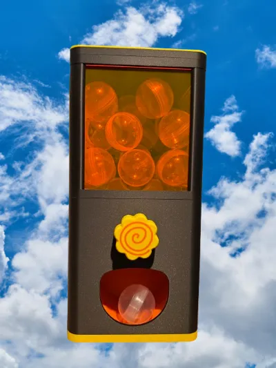Gachapon Capsule Ball Vending Machine - Free 3D Print Model - MakerWorld