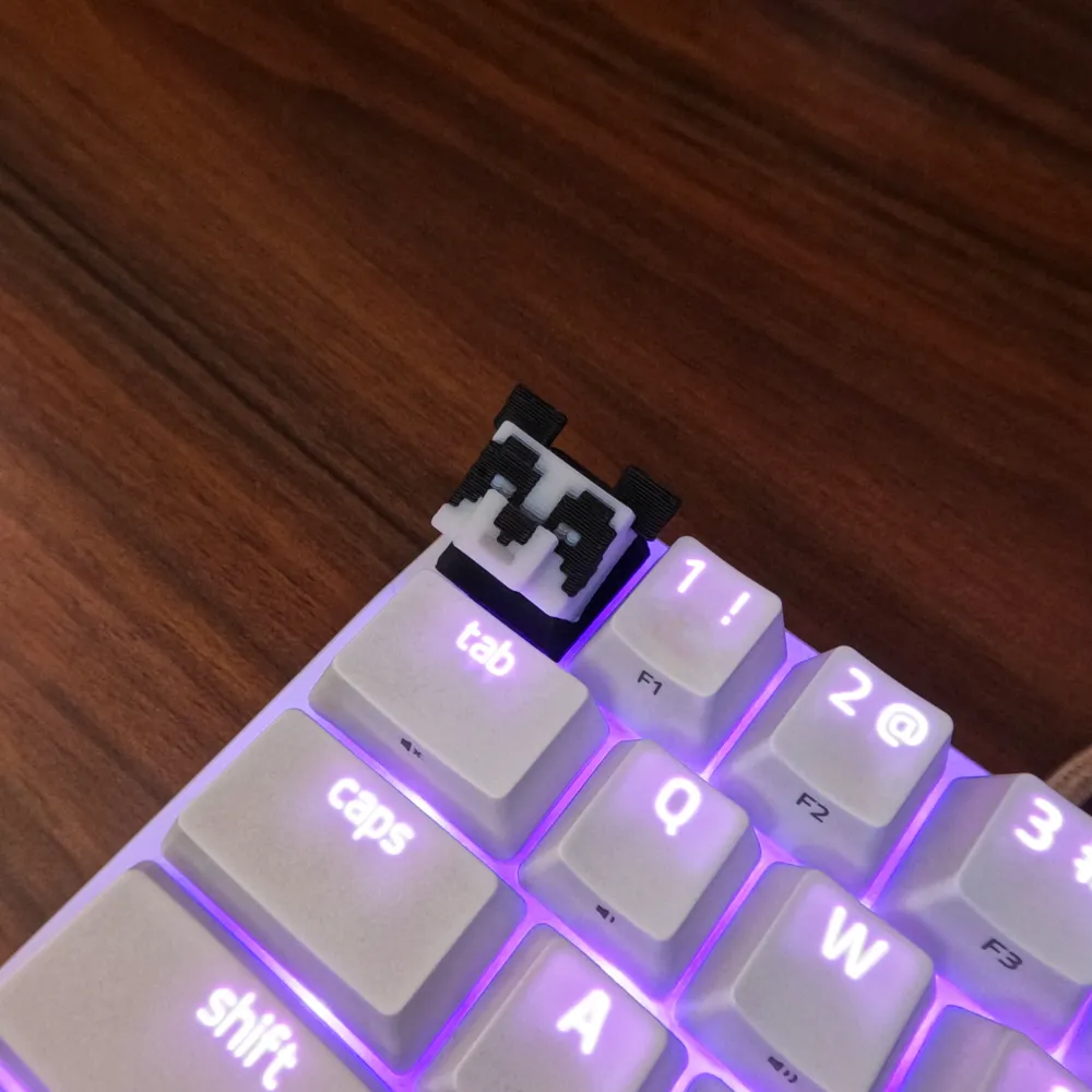 MINECRAFT PANDA KEYCAP - GAMING - CUSTOM KEYCAP by MarioJCoyF ...